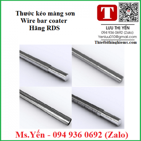 Thước kéo màng sơn hãng RDS Wire bar coater, Wire bar coater, RDS