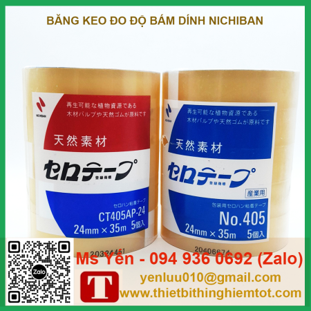 Băng keo Nichiban CT405AP-24 đo độ bám dính - Thiết bị thí nghiệm